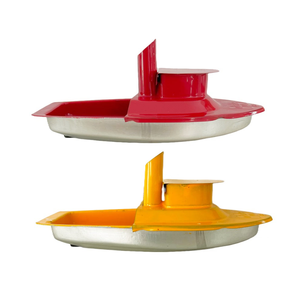 Candle Powered Pop Pop Boats with Huts · Multiple Colors | Acorn Toy Shop